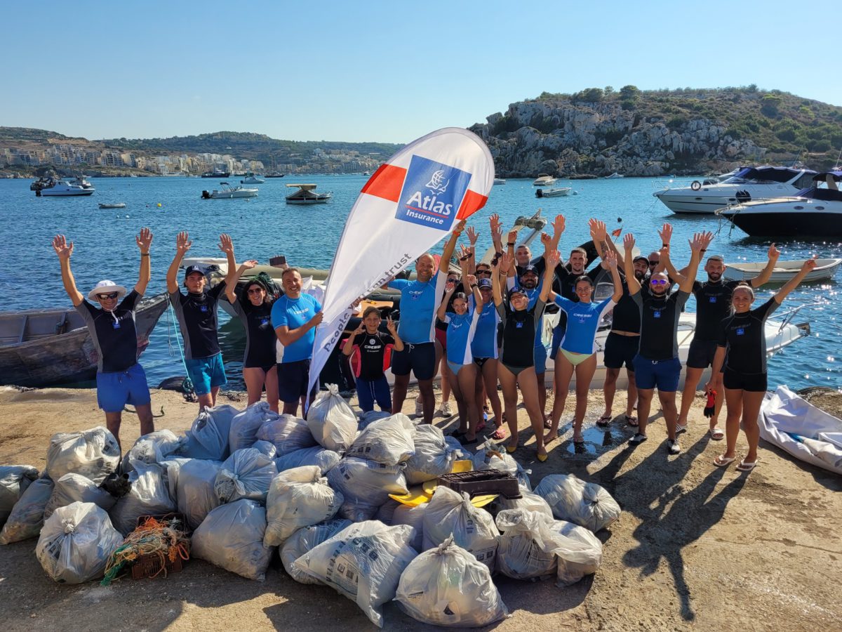 Atlas employees collect plastic waste from Malta’s coast as ‘part of ...
