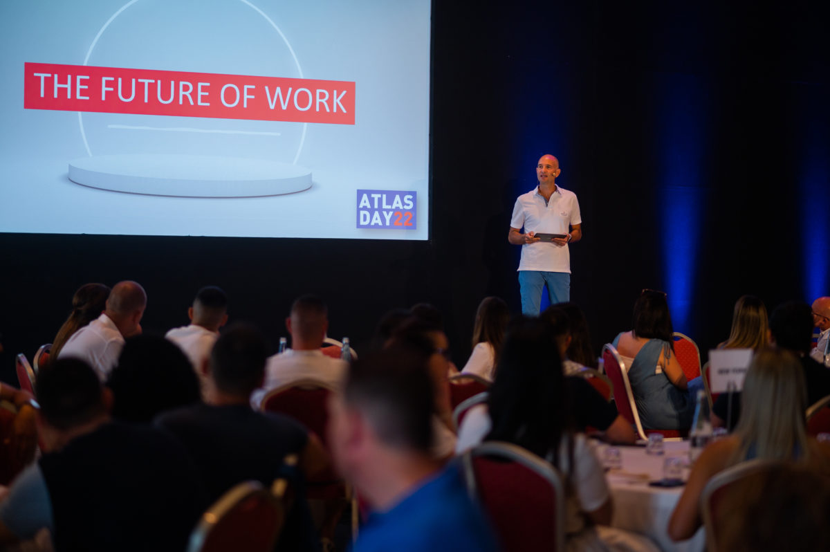 Atlas Insurance CEO discusses 'The Future of Work' during Atlas Day
