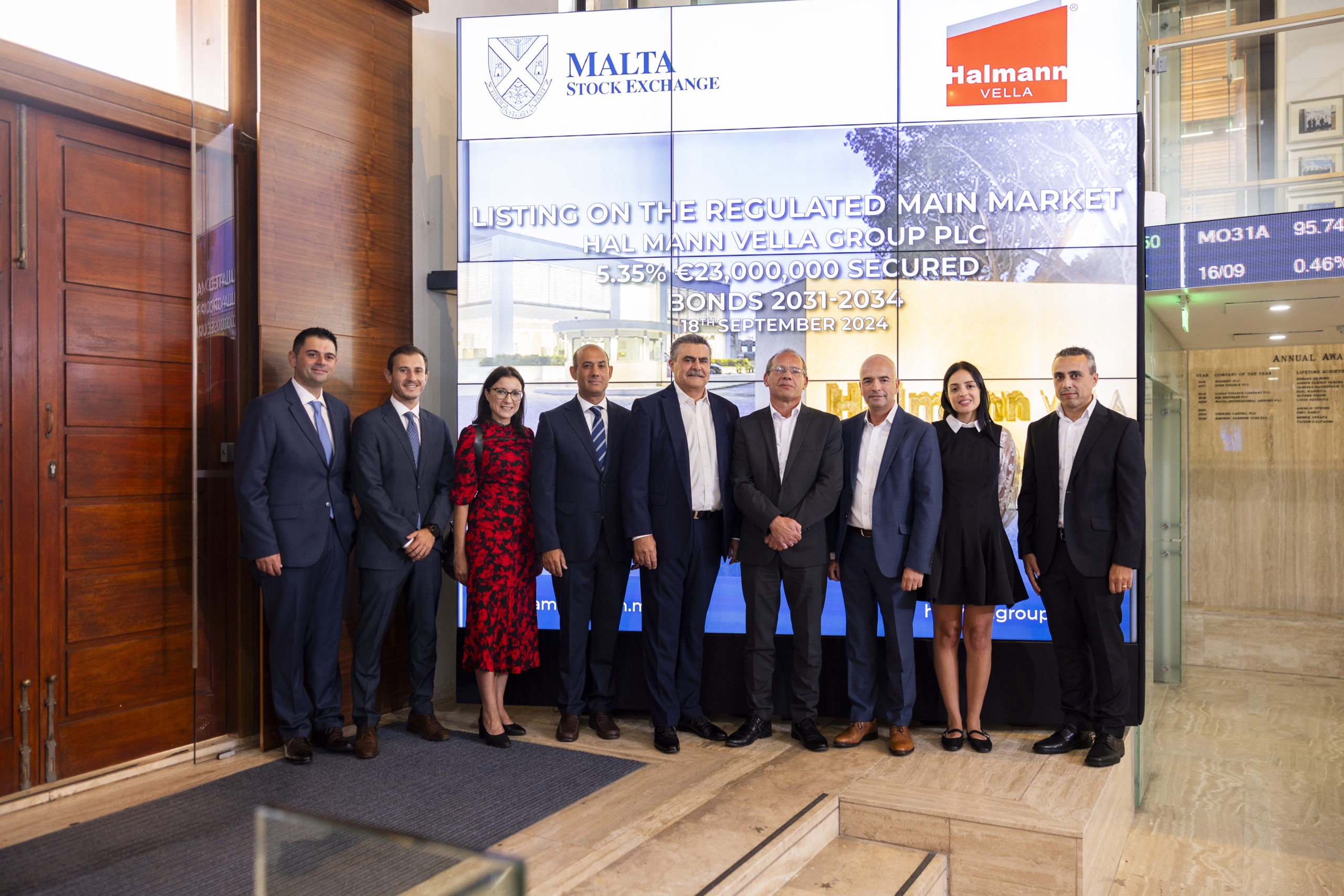 Halmann Vella celebrates successful €23 million bond issue with ...